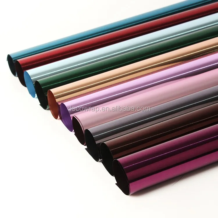 Shinning Aluminized Waterproof Flower Wrapping Paper,Flower Bouquet ...
