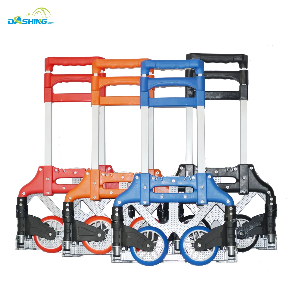 Aluminum Hand Luggage Lightweight Folding Grocery Carts Carry Camping ...