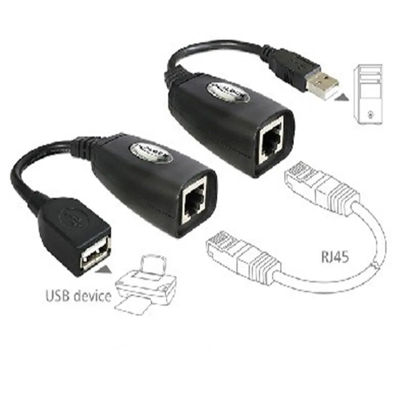 USB UTP Extender Extension Adapter über ein einzelnes RJ45-Ethernet ...