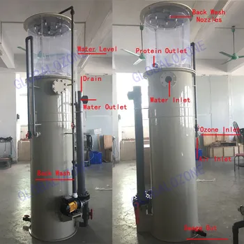 Large Capacity 80t/hr Protein Skimmer Foam Fractionator For Seawater ...