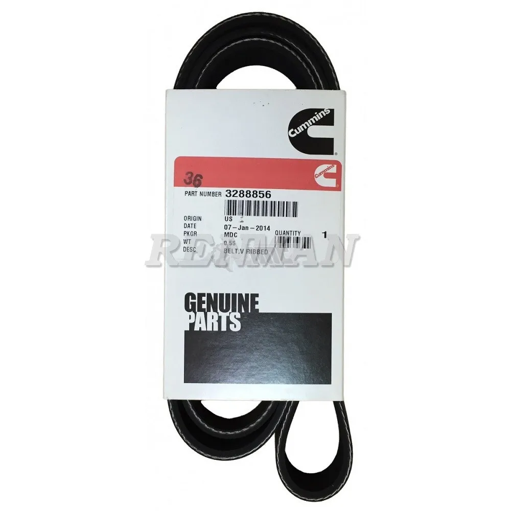 Cummins Engine 6B5.9 Alternator Drive V Ribbed Belt - 8pk1490