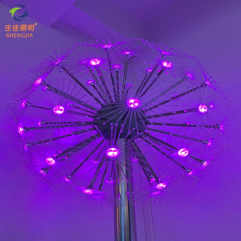 Wholesale Outdoor Artificial 3D Large Fiber Optic Flower Lights LED ...