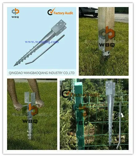 U Type Ground Timber Post Anchor - Buy Post Anchor,Timber Post Anchor ...