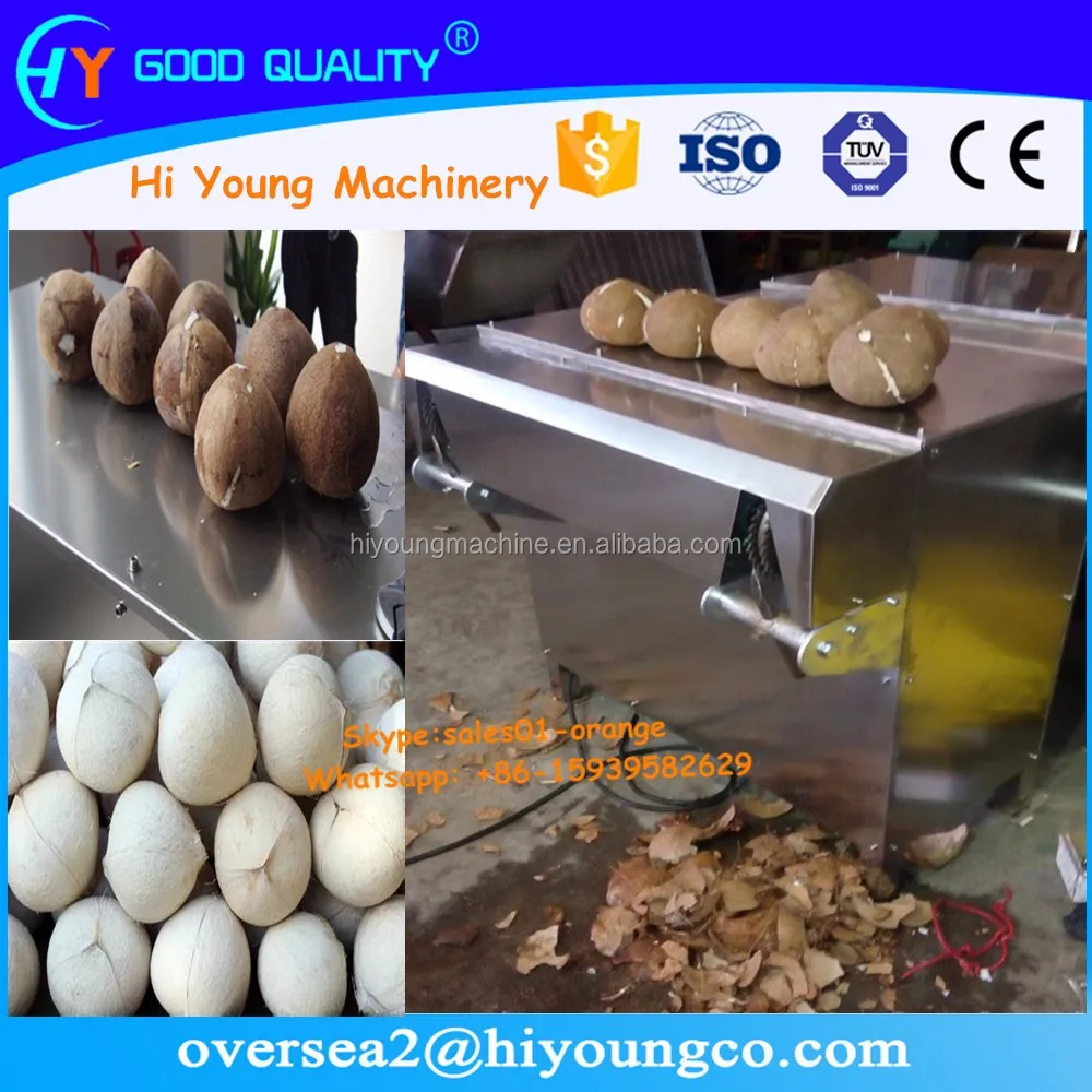 Automatic Coconut Husk Remover /coconut Shell Removing Machine ...