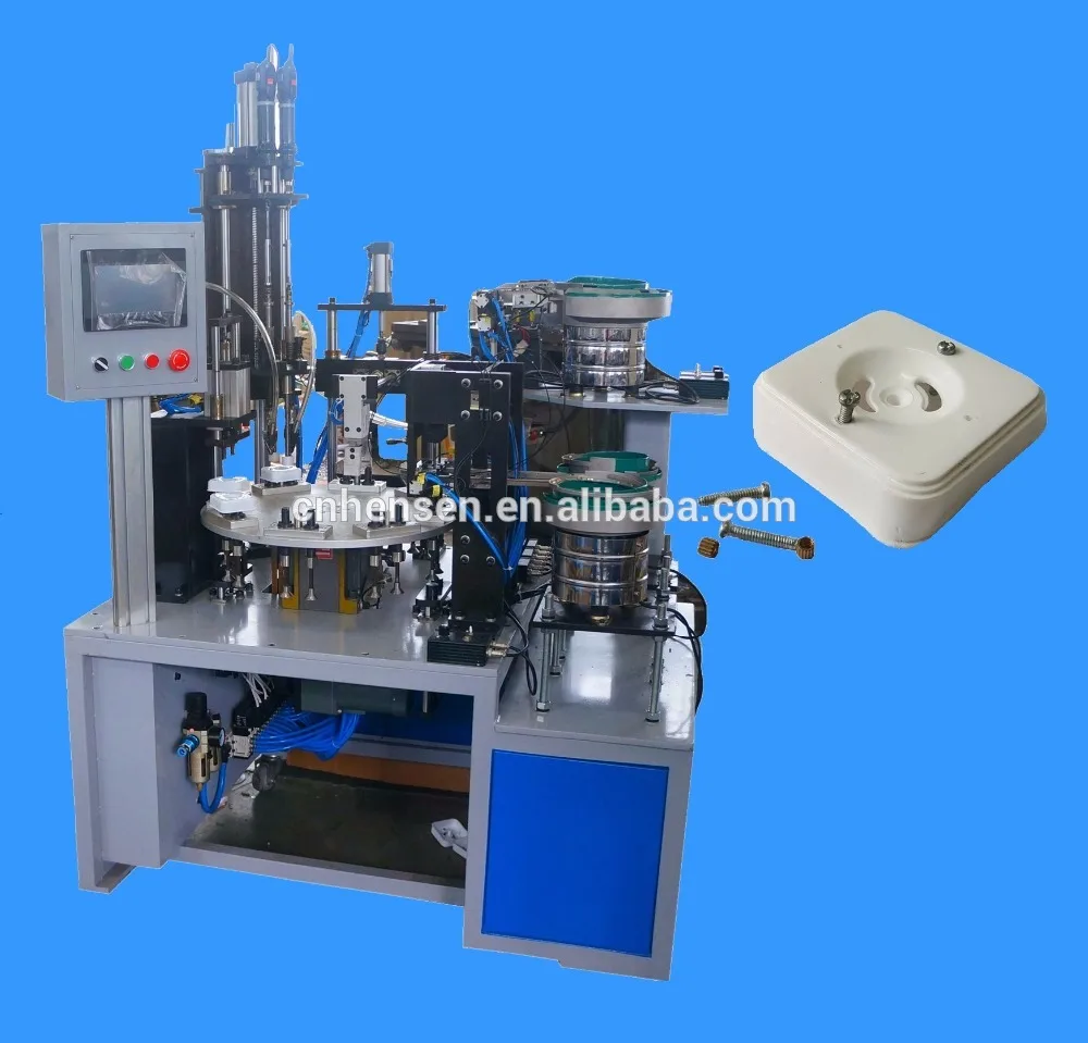 Automatic Inserting Nut And Screw Tighten Machine For Electric Box ...