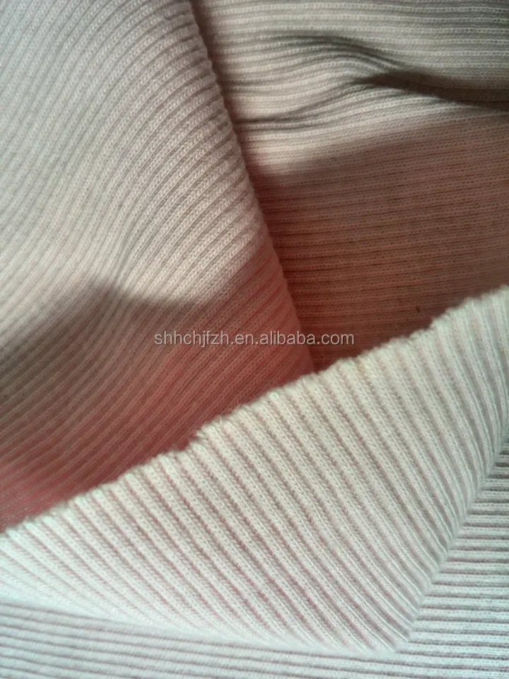 97% Cotton+3% Spandex Cotton 2x2 Rib Fabric - Buy Rib Fabric,Cotton 2x2 ...