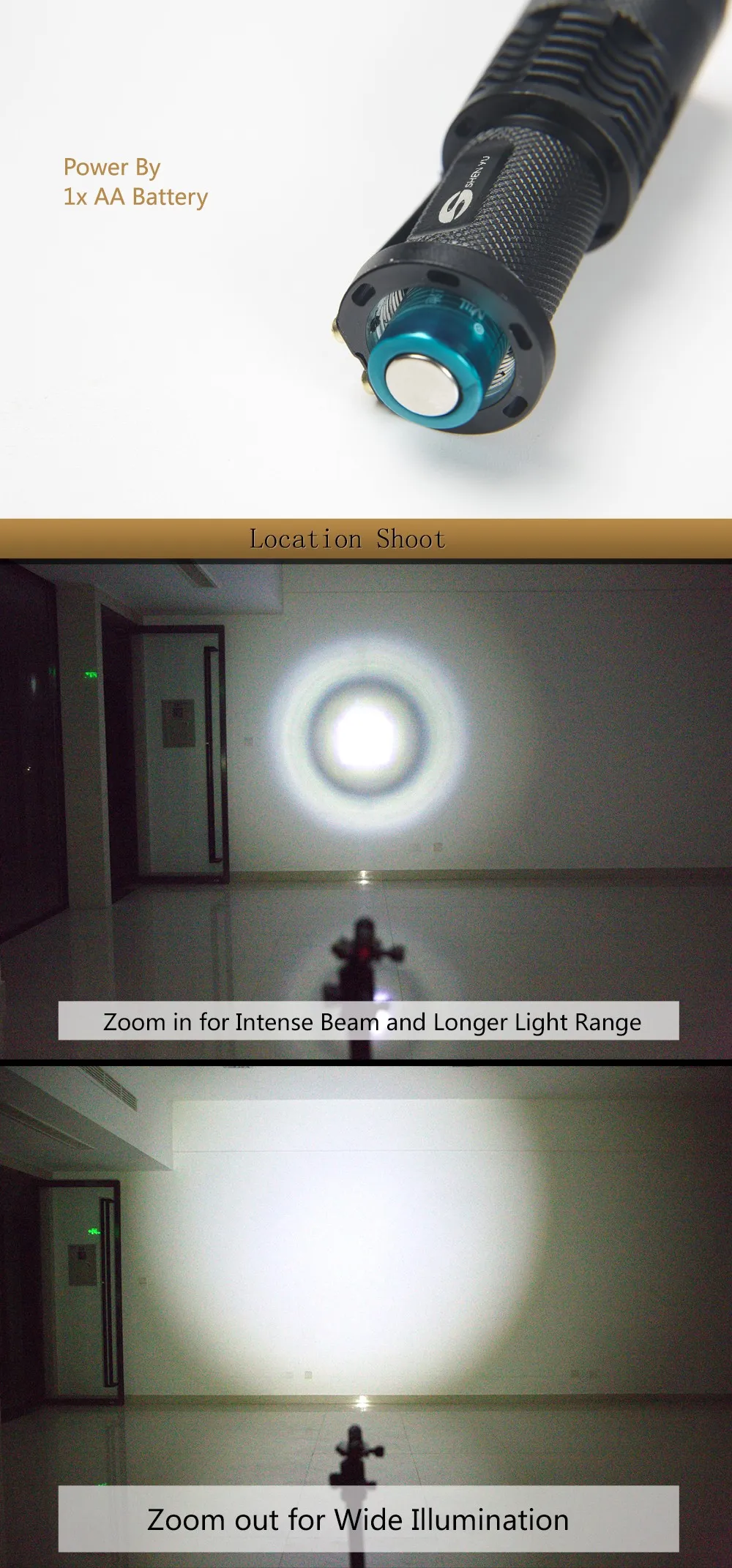 New Long Range Led Colored Led Light Flashlight Mini Tactical ...