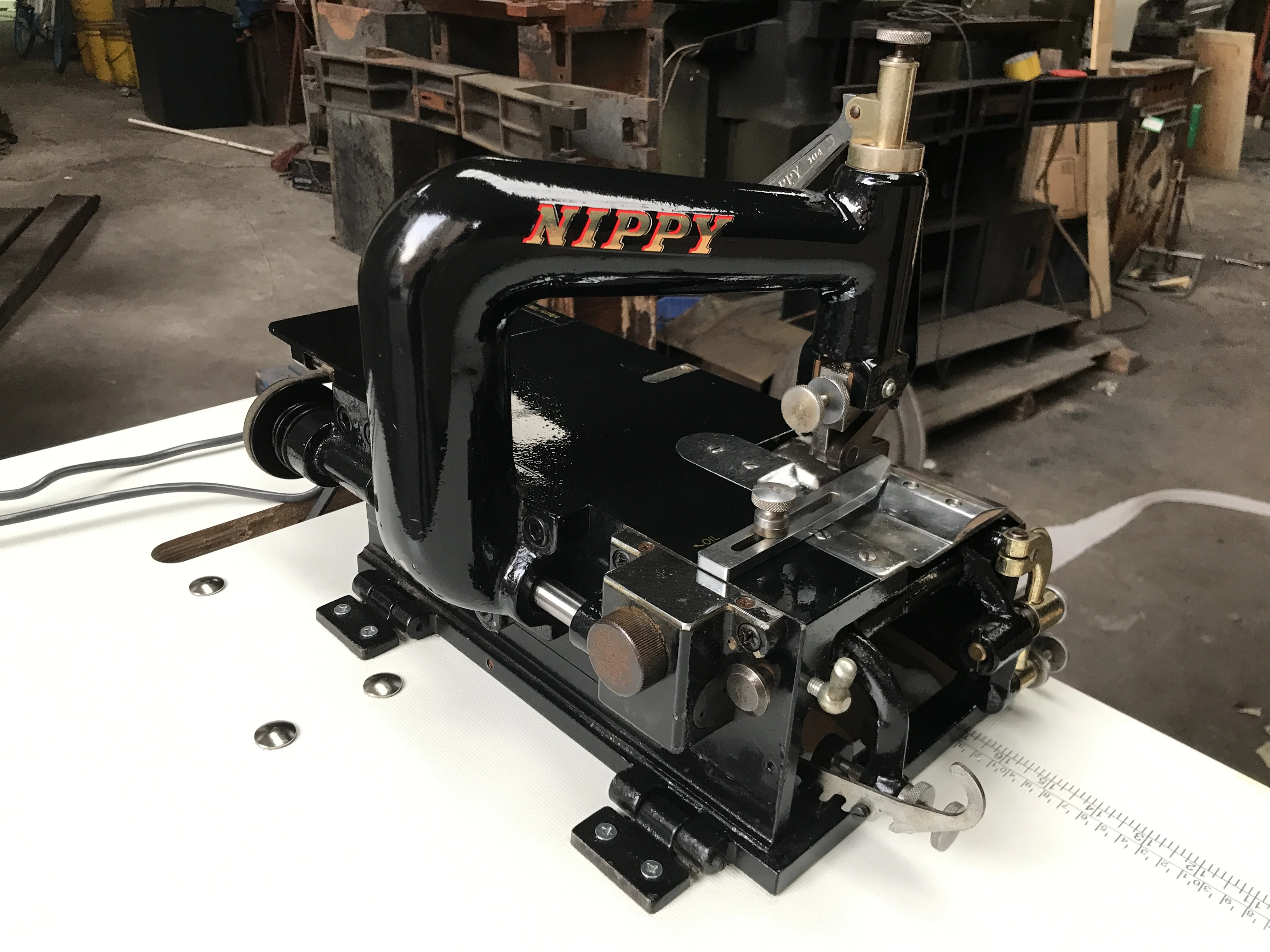 Refurbished Np2 Nippy Brand Used Leather Pu Pvc Edge Skiving Machine ...