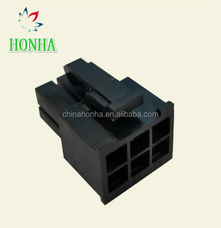 Molex 6 Pin 4.2mm 5557 Series Female Atx Connector Cable Wire Power ...