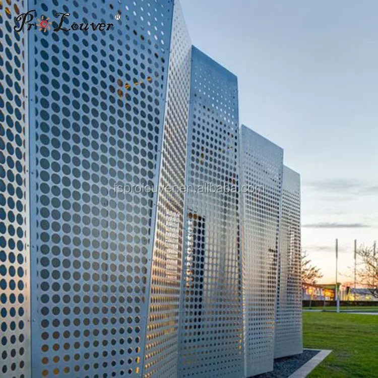 Building Decoration PVDF Coating Perforated Aluminum Sheet Metal