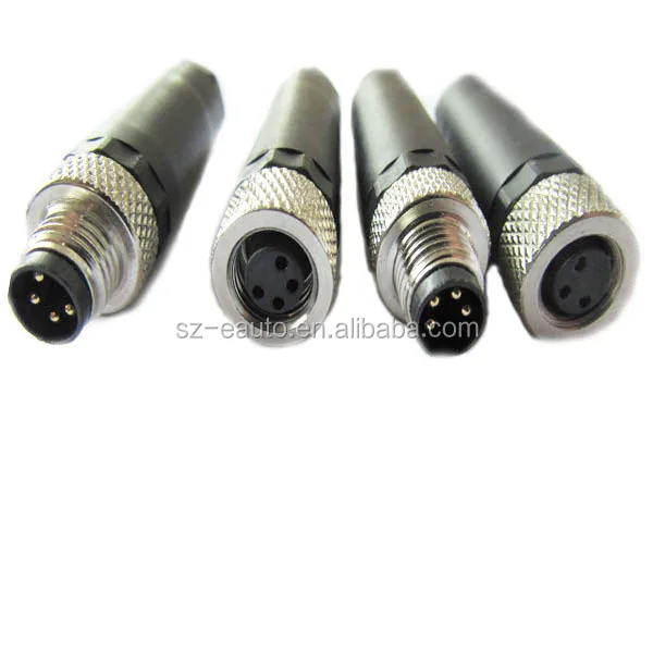 Locking Connectors M8 3 Pin Connector Sensor Wall Switches - Buy 3 Pin ...