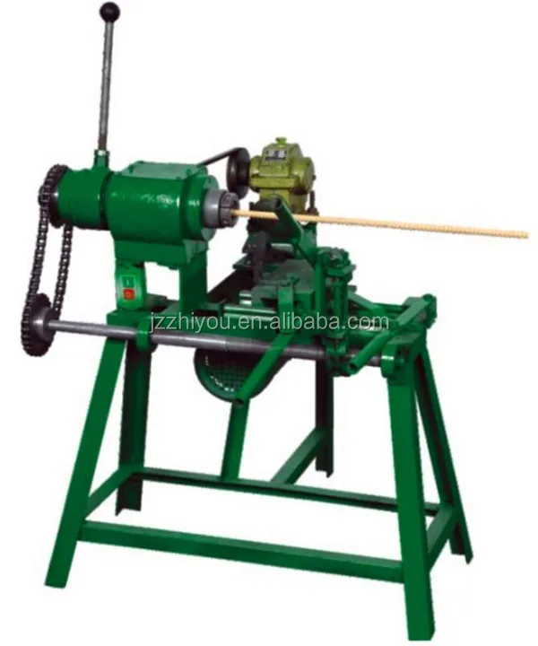 Wood Broom Handle Threading Machine/wood Stick Screw Making Machine ...