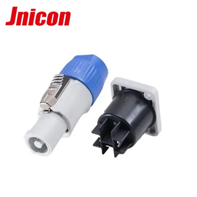 3 Pin Blue Powercon Connector Ip44 Ip64 In Indoor And Outdoor Led ...