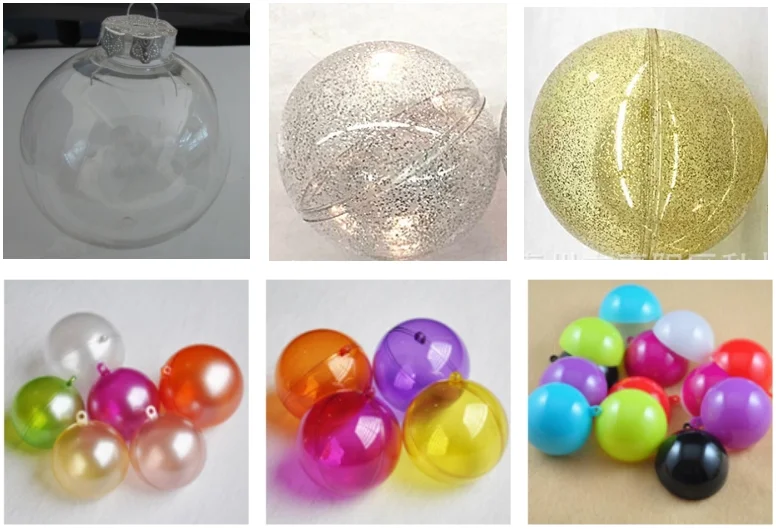 Transparent Plastic Christmas Ball - Perfect Decorative Toy