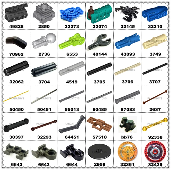 Legoes Mini Technics Blocks Diy Kit Technic Gear Learning Resources Toy ...