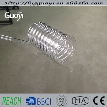 Coil Tube/clear Quartz Glass Coil Tubing/quartz Glass Processing - Buy ...