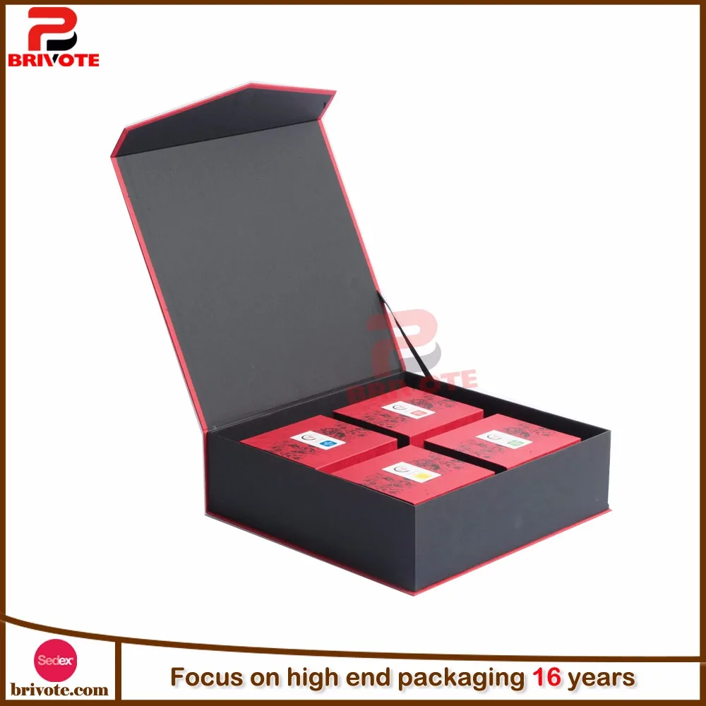 Popular High Quality Red Chinese Tea Storage Gift Box - Buy Tea Storage ...