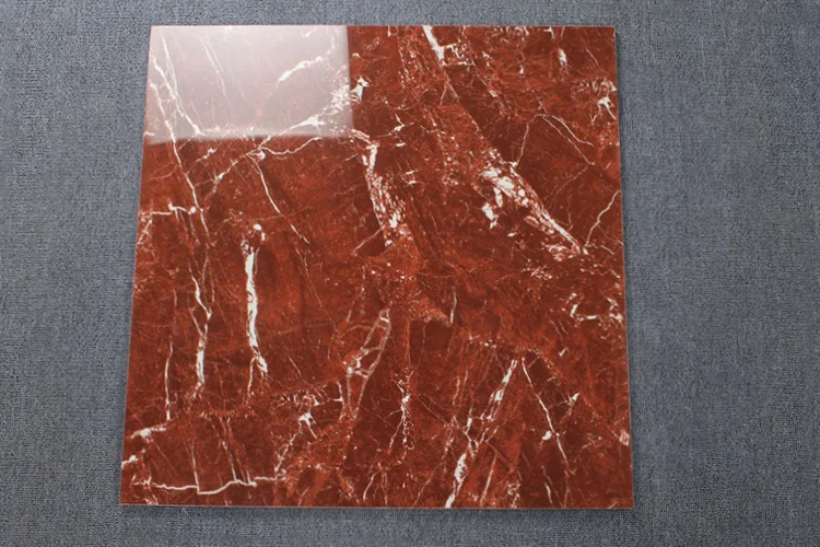 Full Polished Galzed Marble Morbi Bright Red Ceramic Floor Tiles ...