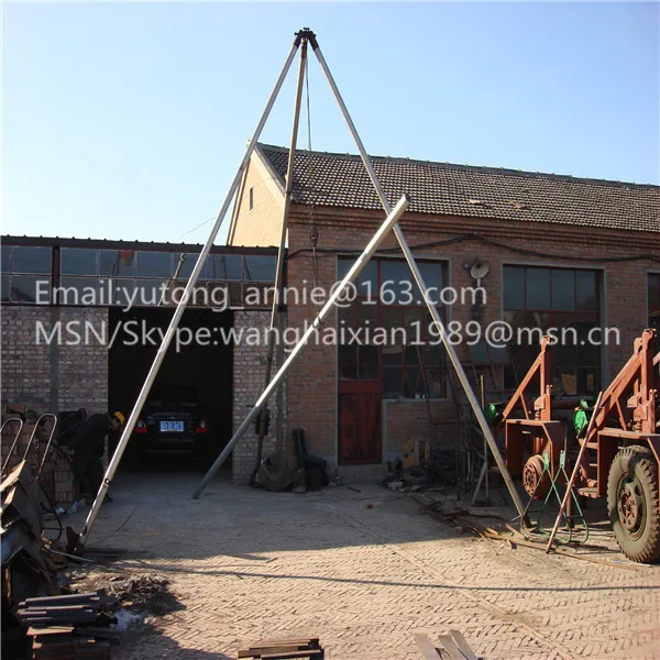 Tripod Erecting Pole Machine 8-12m,Wire Cable Machine,Communication ...