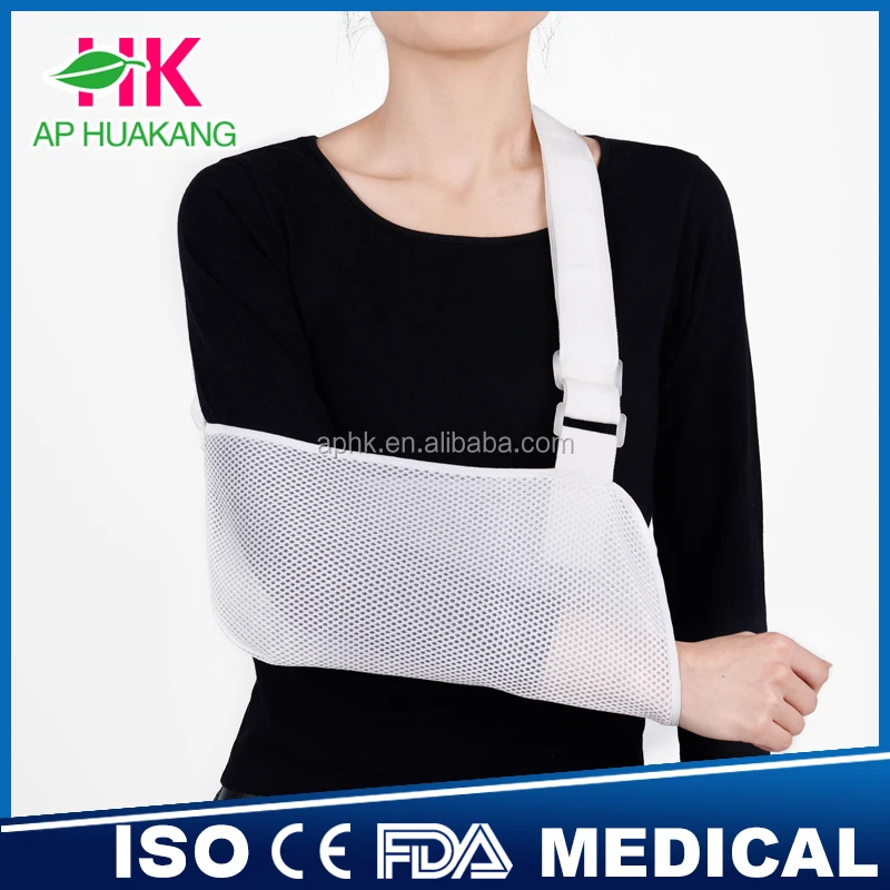 More Breathable Mesh Broken Arm Sling Arm Sling Types Therapeutic ...