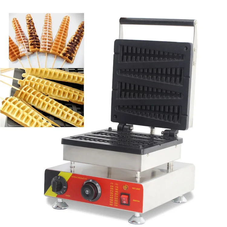 Square Waffle Iron Belgium Pussy Waffle Machine Commercial Rotary 2 ...