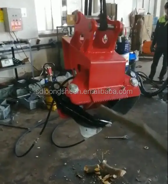 Mini Excavator Wood Shear Stump Shear Tree Shear Attachment For Sale ...