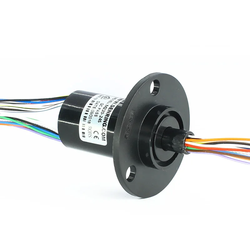 SenRing M220 capsule slip ring with flange small OD 22mm Slip ring for ...