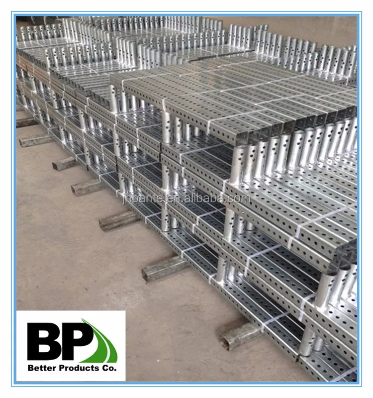 Steel Perforated Square Tube (Telespar) 2" x 2" x 12 Gauge - Durable ...