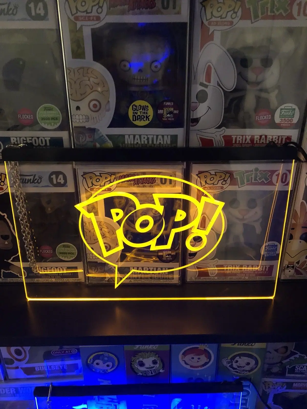 2 Funko Pop Led Neon Acrylic Signs Display Vaulted Limited Edition ...