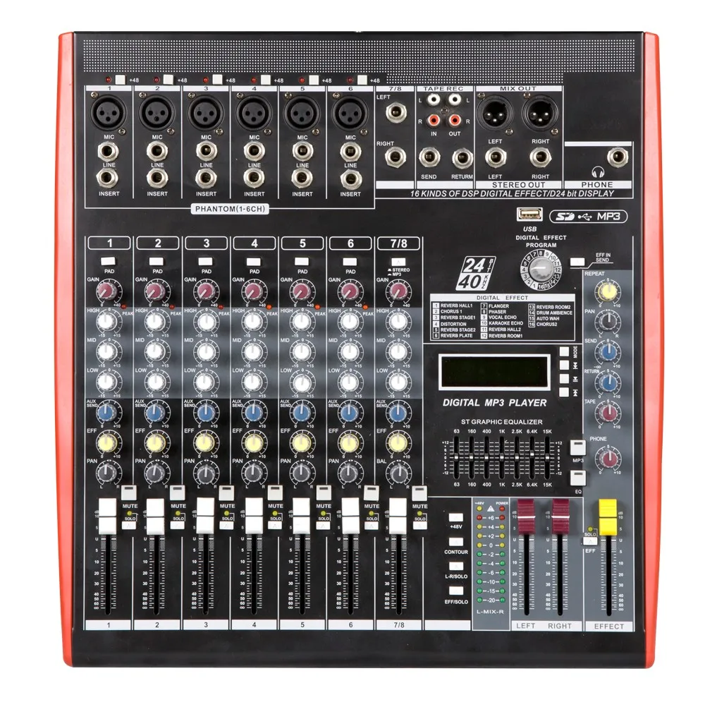 MFX Series 99 DSP Professional Digital Audio Mixer - 350W Power
