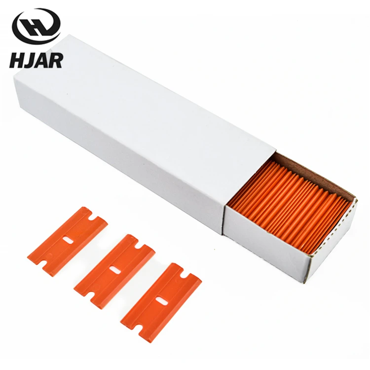 Double Edged Plastic Razor Scraper Blades - Durable & Efficient