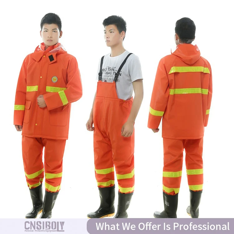 Reflective Police Rain Jacket Police Traffic Roadway Safety Heavy Duty ...