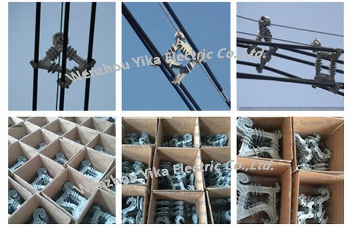 24kv Cable Spacers - Durable HDPE Insulators for High Voltage