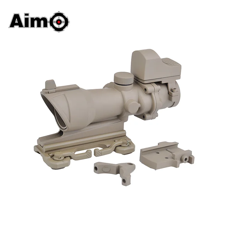 Aim-o Acog Scope 4x32 Red Dot Sight Air Gun Hunting Rifle Acog Scope ...