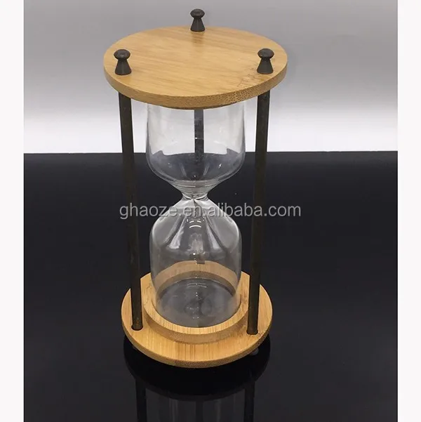 Wood Refillable Hourglass Empty Sand Timer Hourglass - Buy Empty Sand ...