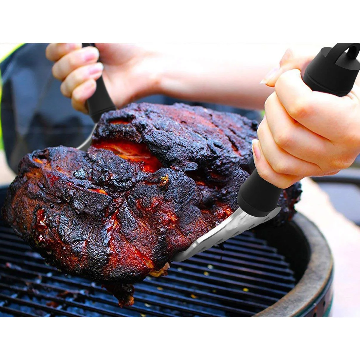 2 Pieces Stainless Steel Barbeque Meat Claw Shredder Bbq Forks ...