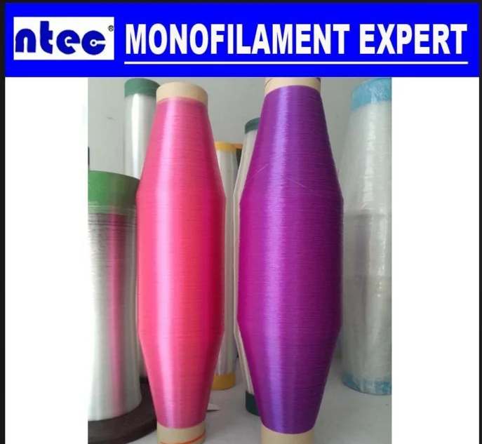 Nylon Fiber Monofilament Yarn Dyed Color For Embroidery Lace Or Sewing ...
