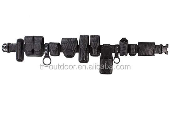 Padded Police Tactical Basketweave Duty Belt Back Support - Buy Duty ...