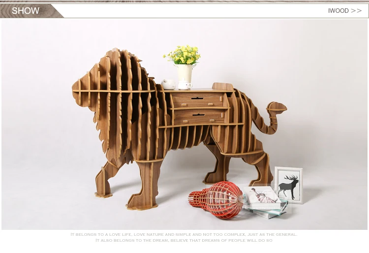 Lion Shape Coffee Table Interior Decor Table Living Room Furniture ...