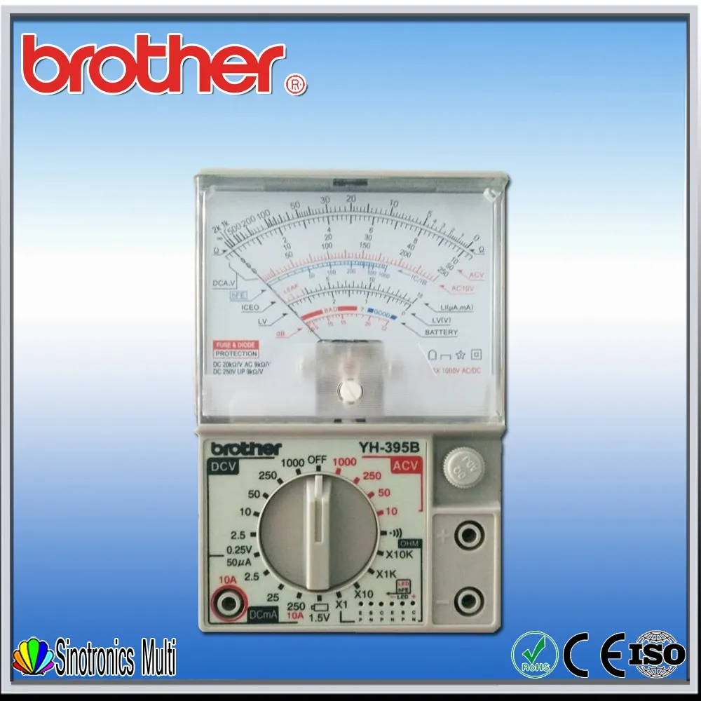 Brother Yh395b Analog Multimeter - Buy Analog Multimeter,Brother,Yh395b ...
