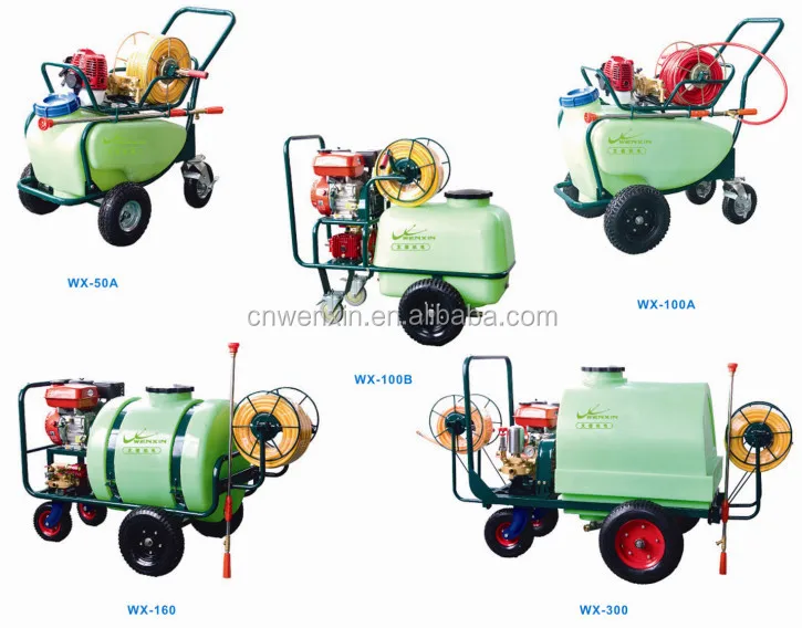 Agricultural Powered Spray Machine Garden Sprayer Set With Wheels And ...