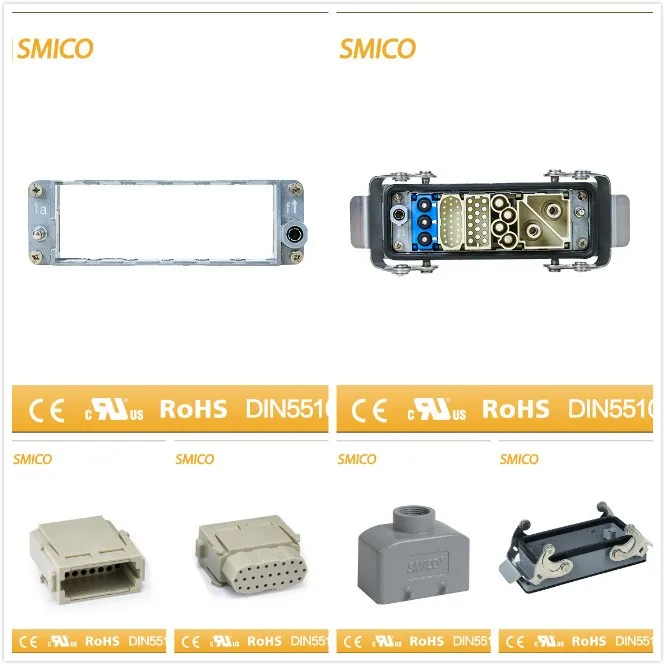 SMICO 09140253101 25PIN CONNECTOR 72PIN CONNECTORワイヤーハーネスがハーティングを交換 ...