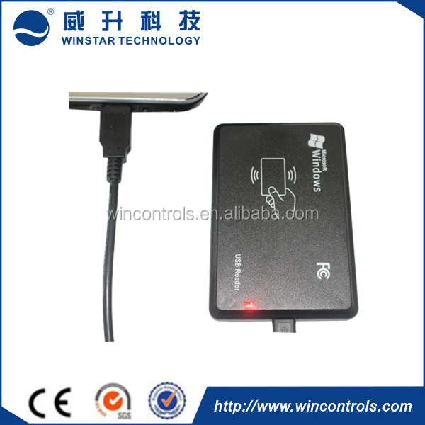 8-digit HEX Format USB RFID Card Reader - WINSTAR WS-RD06