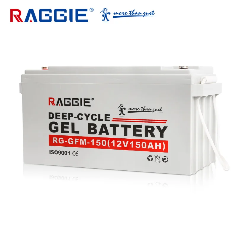 RAGGIE Free Maintenance 12V 150AH Gel Battery for Home