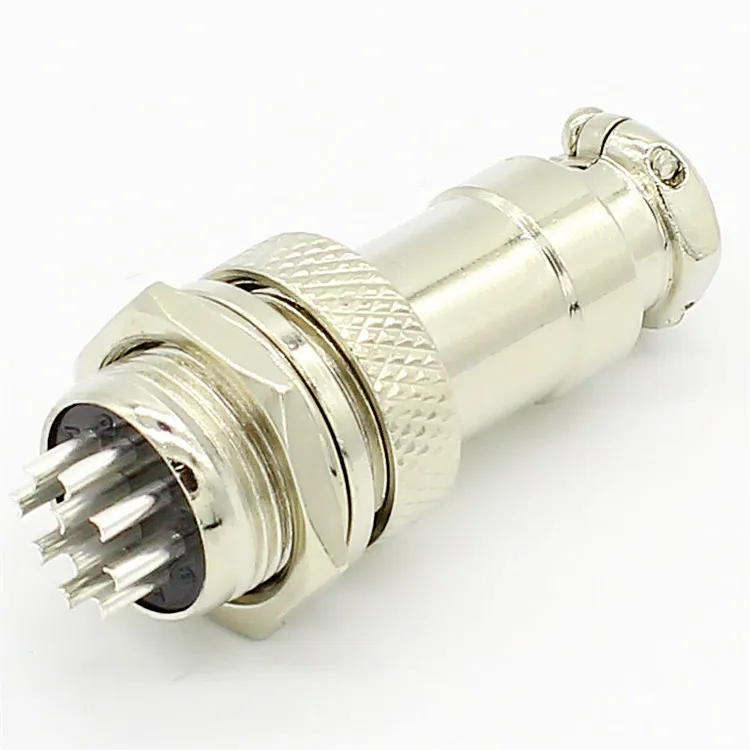 Gx16 M16 16mm 10 Pin Multipole Circular Connectors - Buy 10 Pin ...