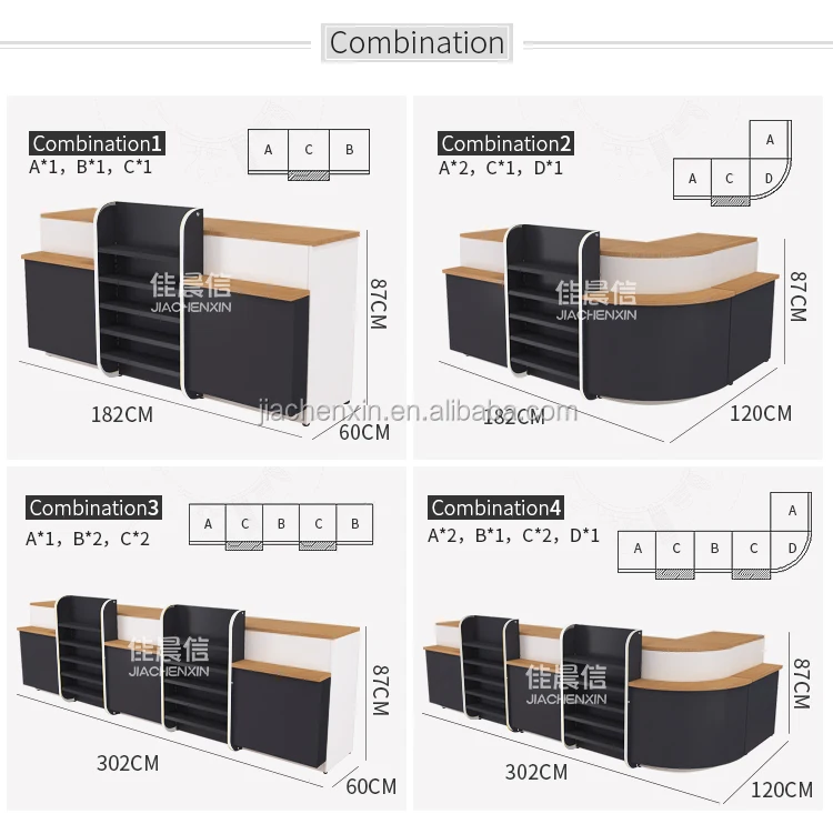 Stainless Steel Cashier Counter for Grocery Stores – Economical Retail ...
