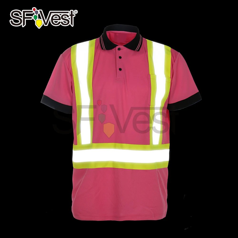 Hi Visibility Factory Ppe Pink Lady Women Popular Fashion Work Uniform ...