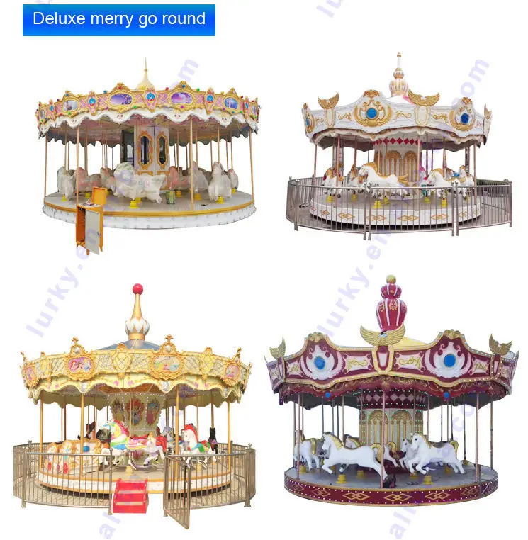 Amusement Park Products Portable Small Merry Go Round Carousel For Sale ...