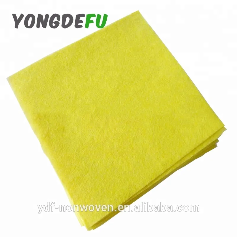 Yellow Color Needle Punched Nonwoven Kitchen Cleaning Cloth| Alibaba.com