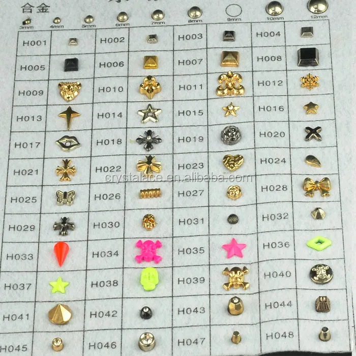 Hot Fix Rimmed Stones,Hot Fix Convex Studs With Crystal Chatons,Hot Fix ...